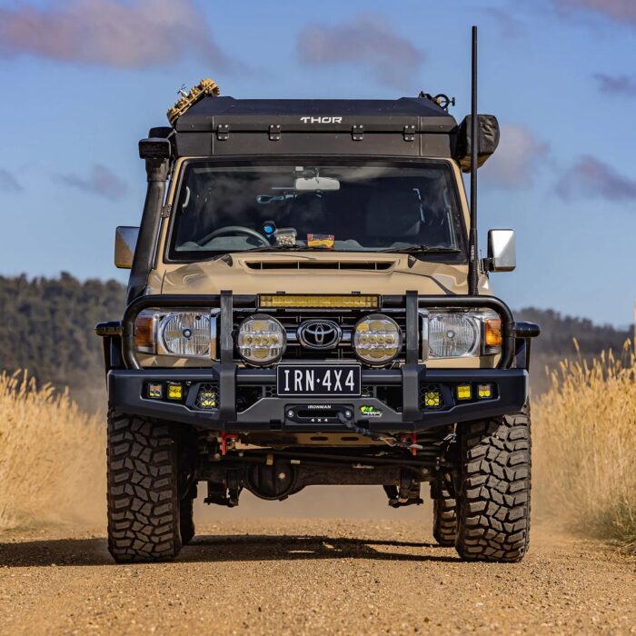 TOYOTA LC71/LC76/LC78/LC79 2007-2023 APEX Bull Bar with recovery points ...